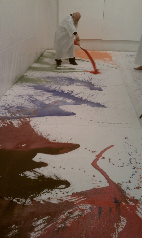 Experiencing Hermann Nitsch's First Live Painting Action in the US