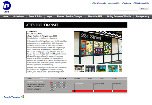 New York MTA to Roll Out a Public Art App