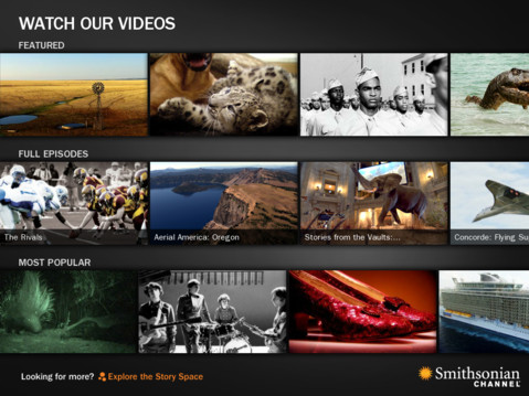 Smithsonian Channel Unveils a Great New iPad App