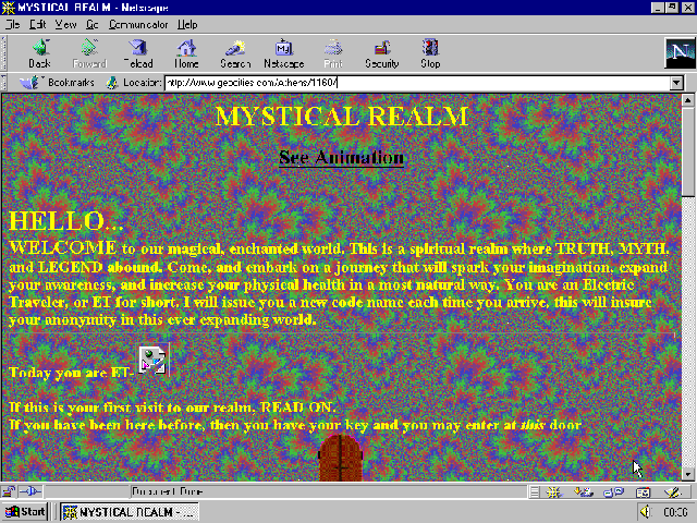 An Introduction to the Early Web Aesthetics of Geocities