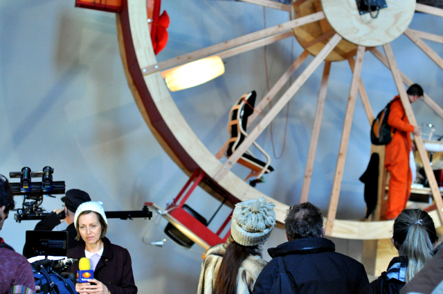 See Artists Experiment with Compact Living in a Rotating Wheel