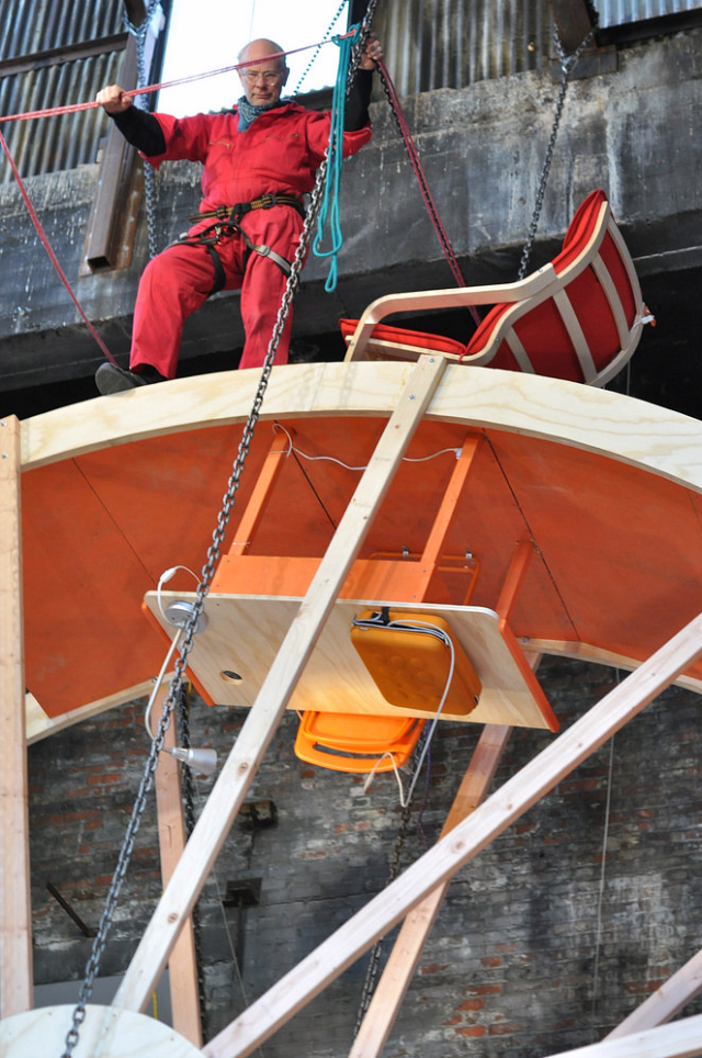 See Artists Experiment with Compact Living in a Rotating Wheel