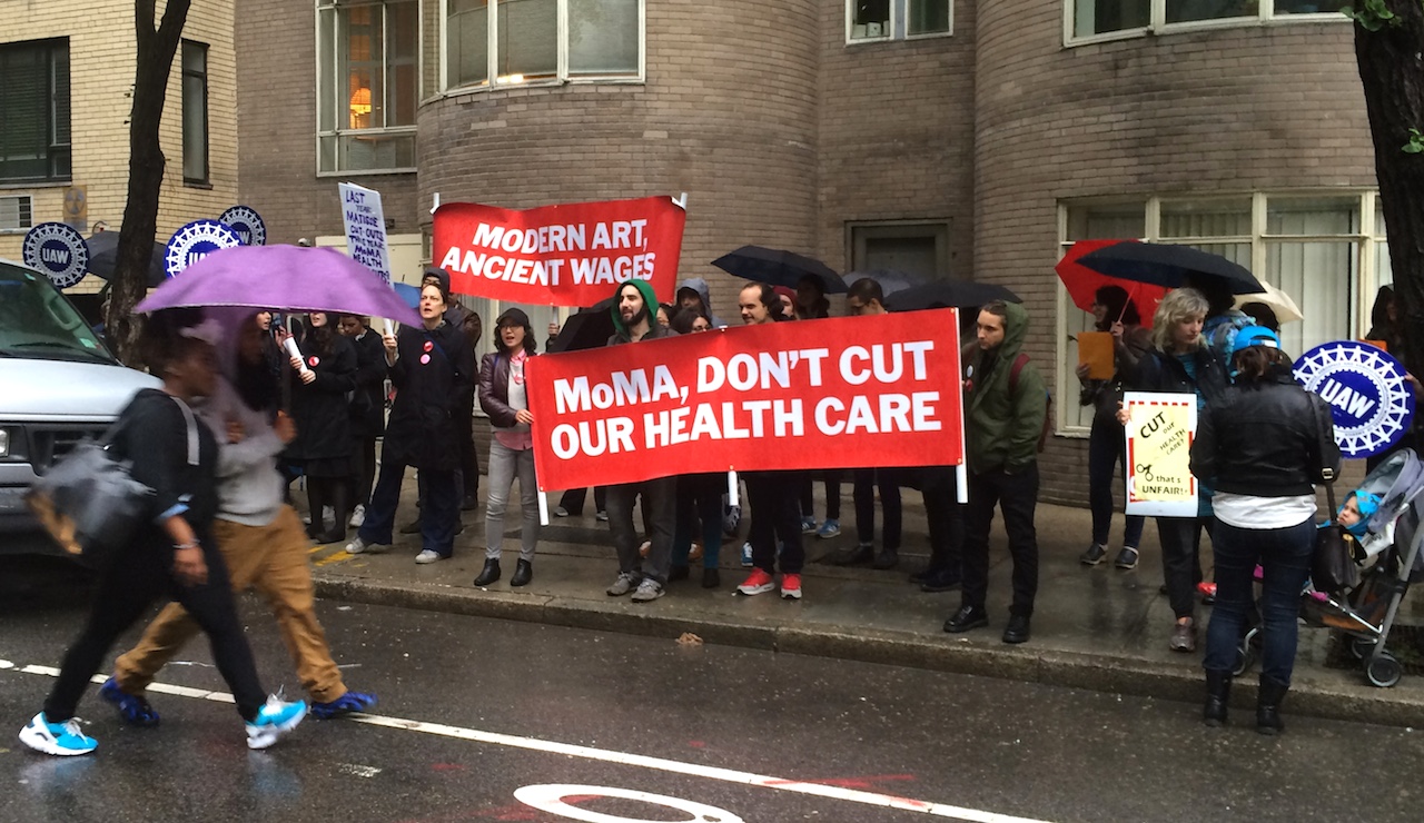 Talks Between the MoMA and Its Workers Stall Following Protest