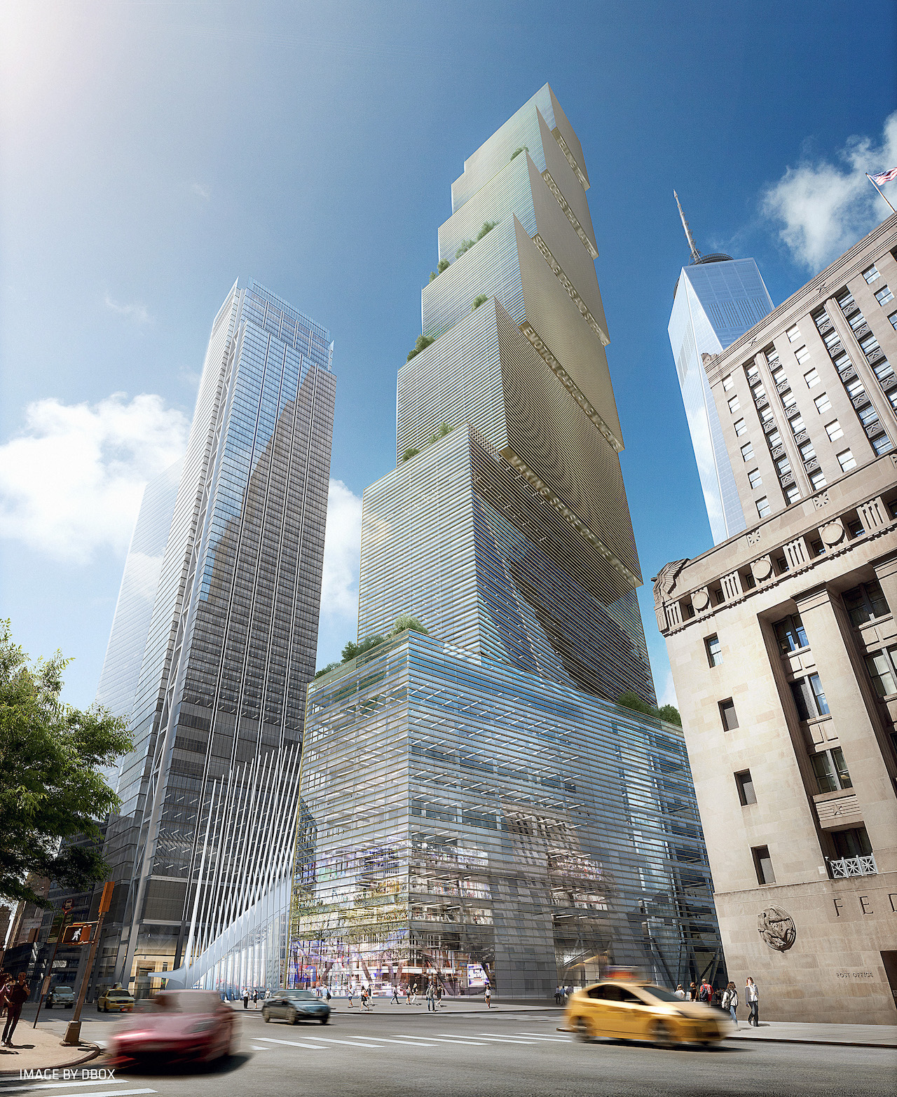 Stacked Boxes and BIG Statements in New Design for 2 World Trade Center