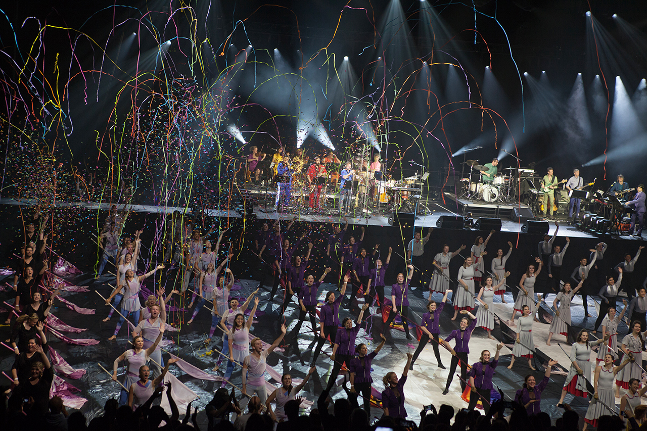 David Byrne's Avant-Color Guard