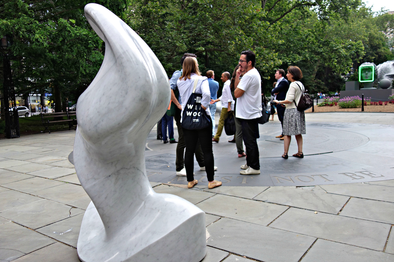 The Digital Lives of Public Art Considered in City Hall Park