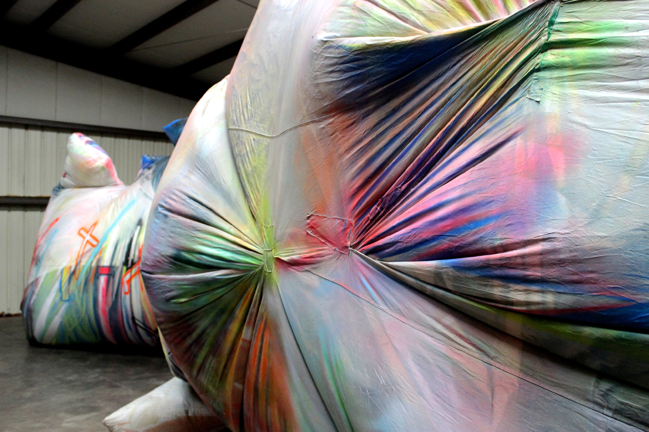 A Polychromatic Playground of Inflatable Sculptures