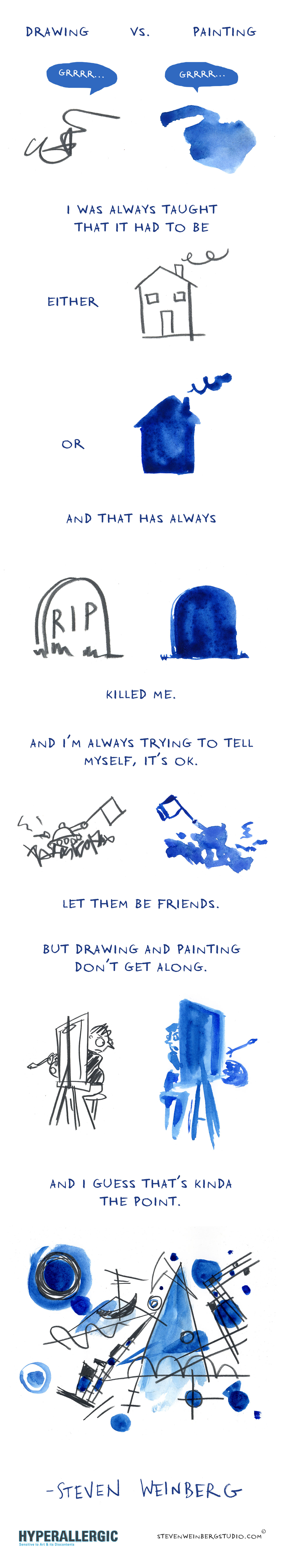 Drawing vs. Painting