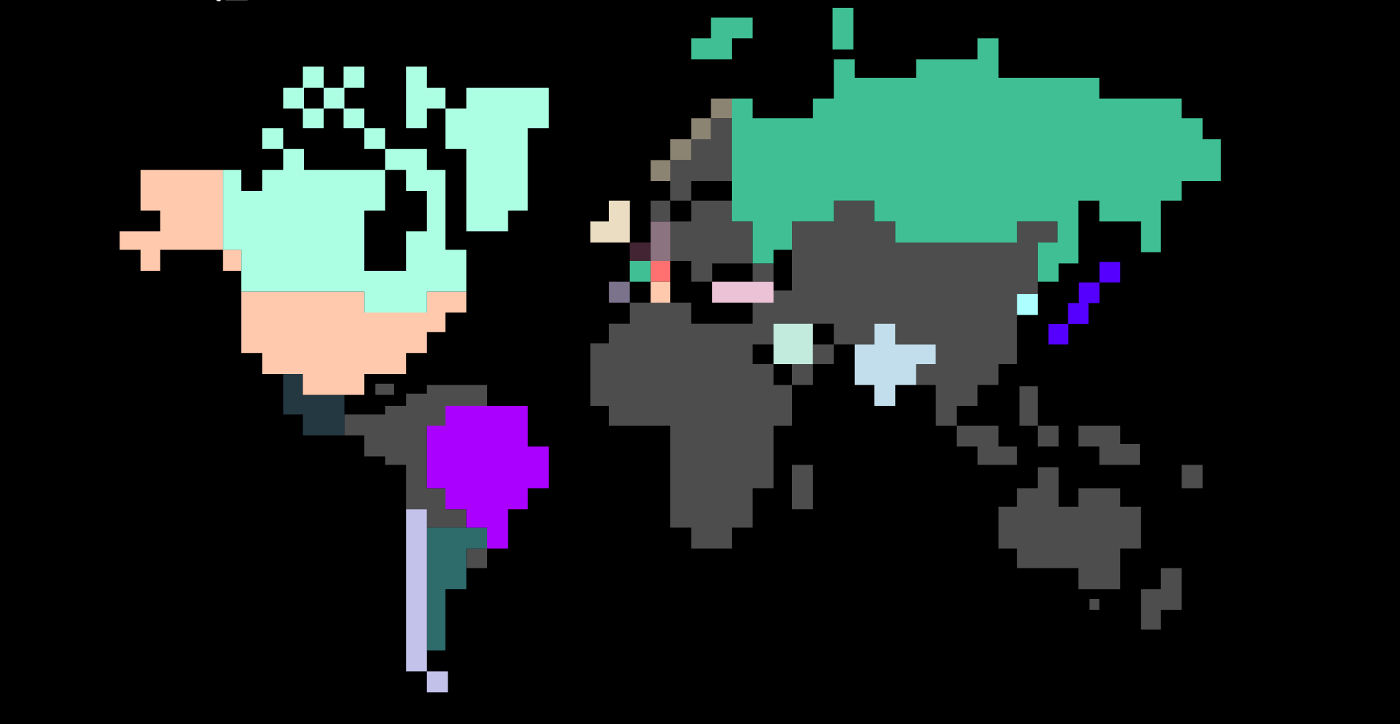 The Most Popular Colors Around the World, Mapped