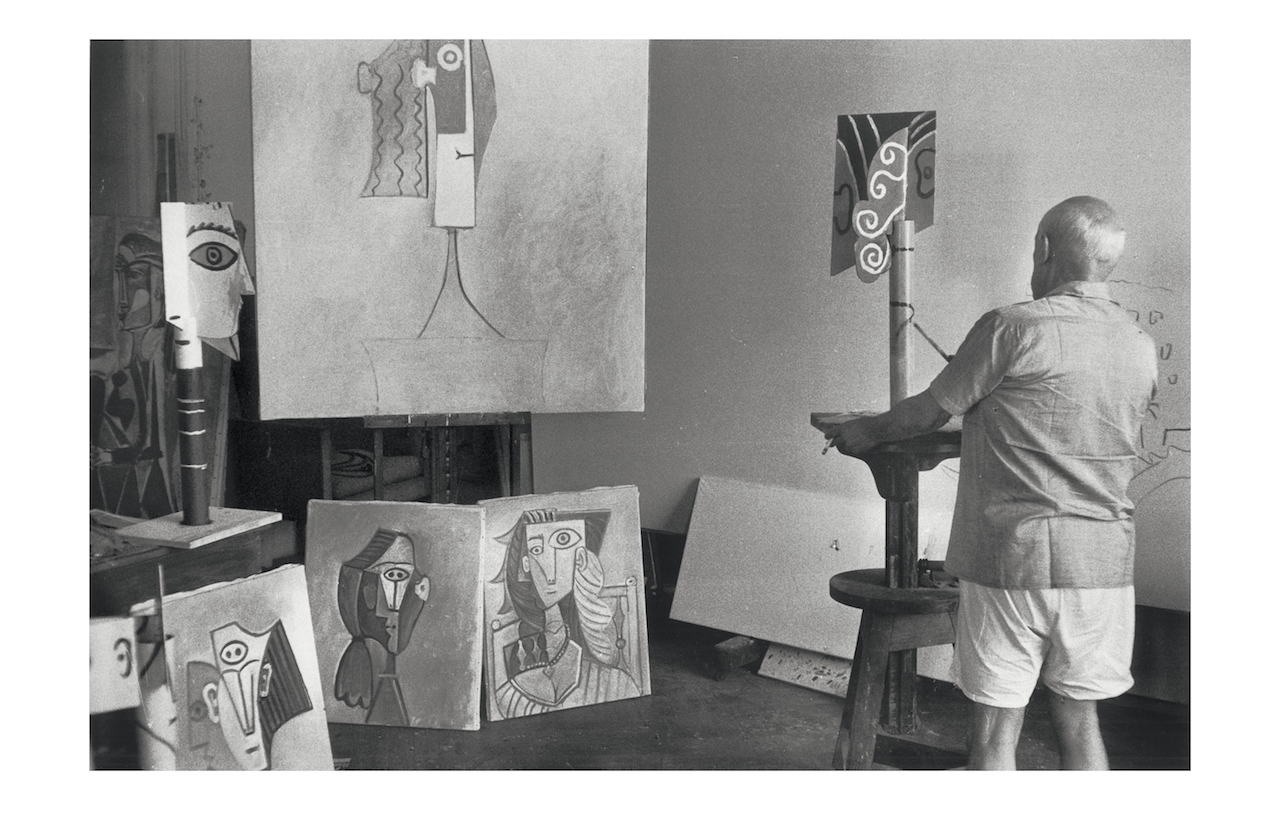 Previously Unpublished Pics of Picasso in His Studio