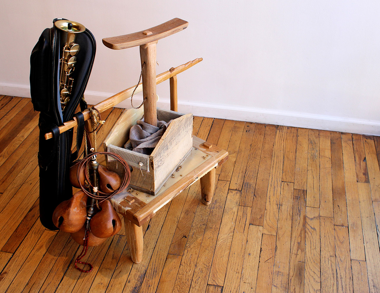 Found Material Sculptures that Radiate Residual Energy