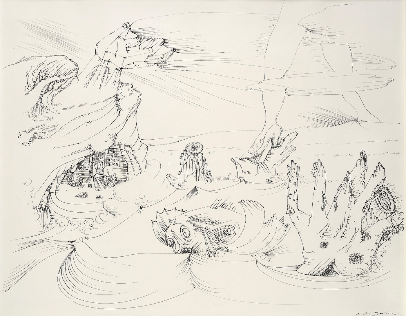 André Masson's Tortured and Sensuous Automatic Drawings