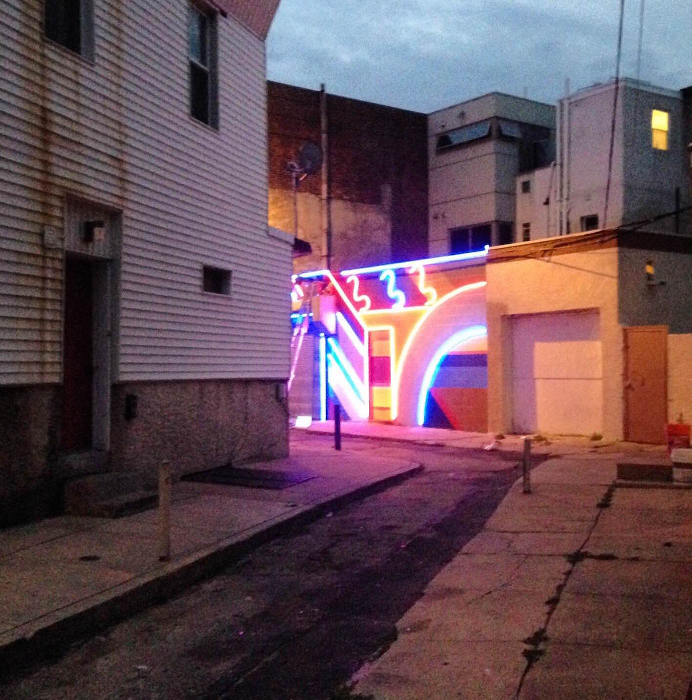 LED Street Art Lights Up a Dark, Dodgy Alley in Philadelphia