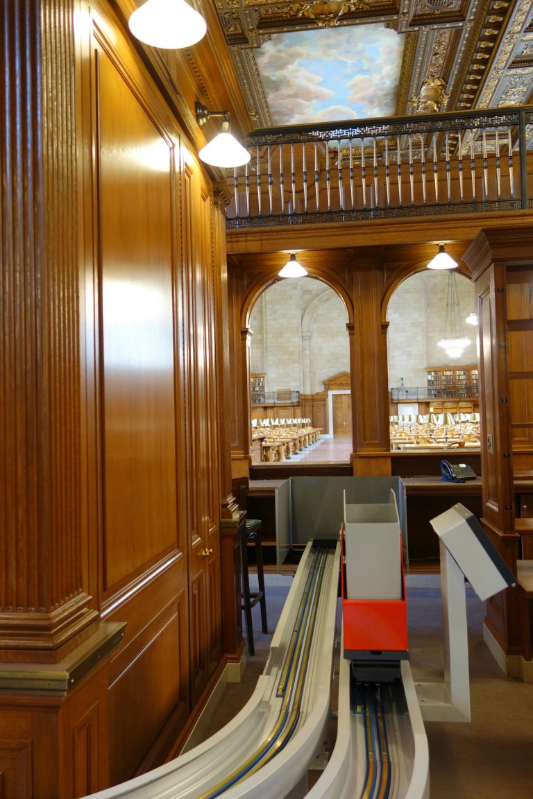At NY Public Library, Books Now Ride the Rails from the Stacks to the ...