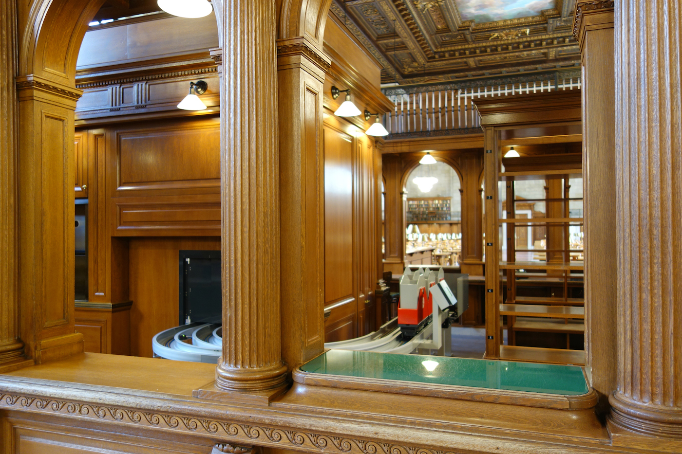 At NY Public Library, Books Now Ride the Rails from the Stacks to the ...