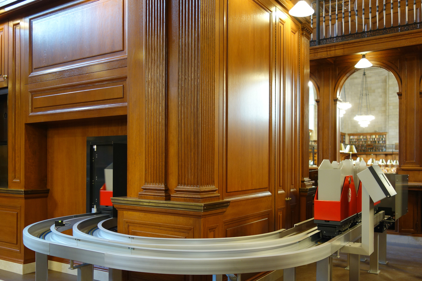 At NY Public Library, Books Now Ride the Rails from the Stacks to the ...