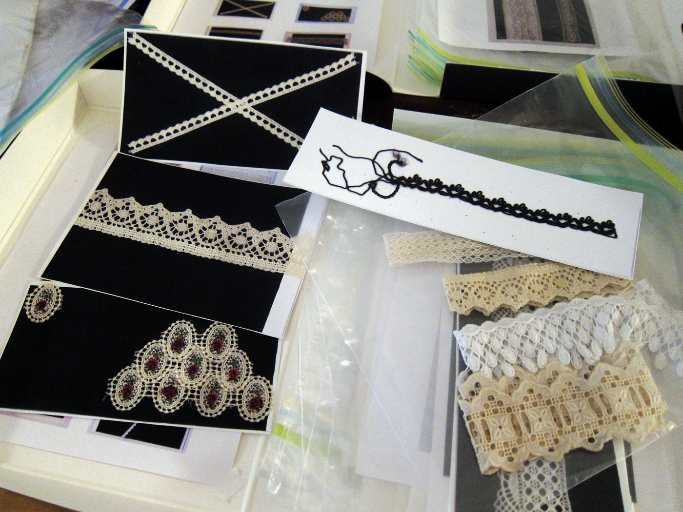 Musical Compositions Stitched from Lace Patterns