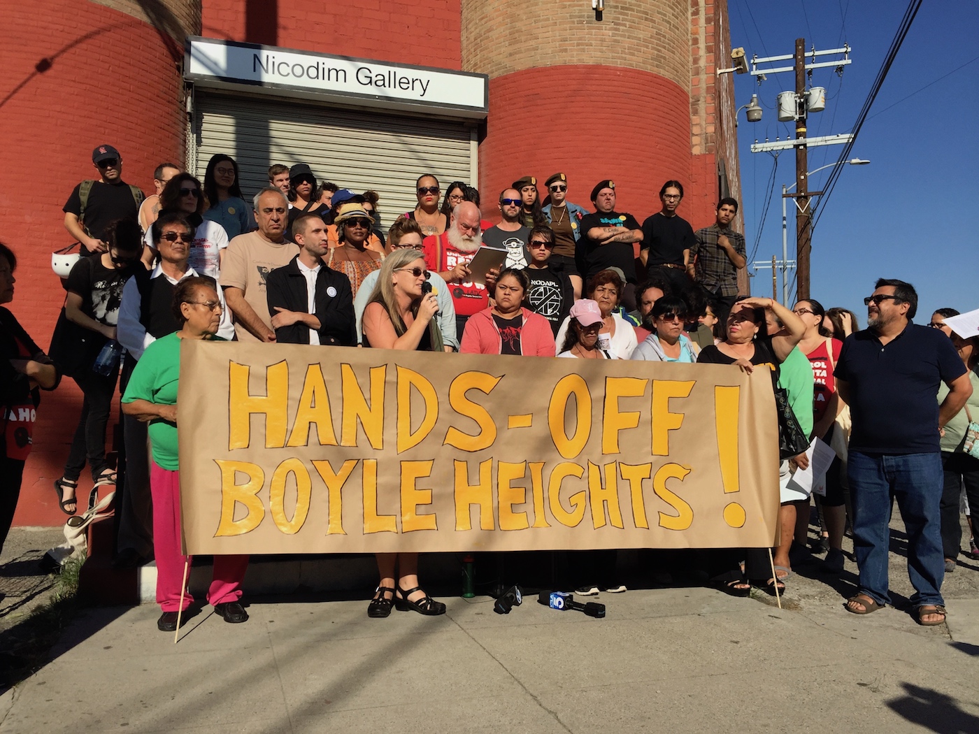 Demonstrators Splash Red Paint Inside LA Gallery in Apparent Protest of ...