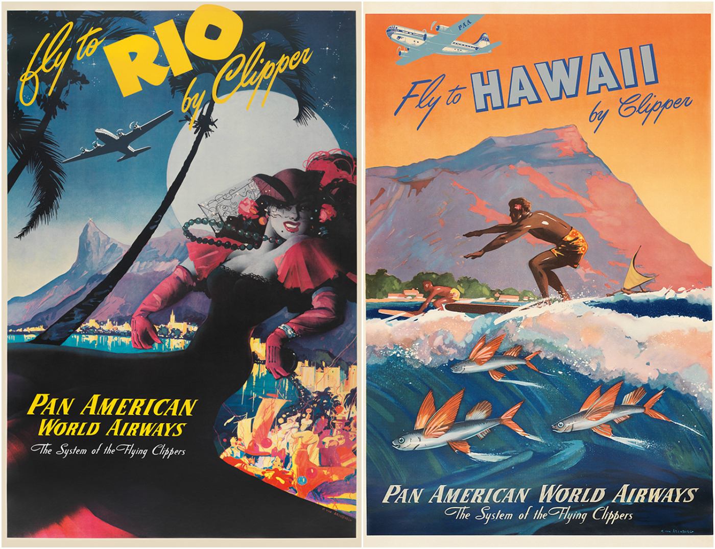 Jet-Age Dreams in the Vintage Posters of Pan Am Airlines