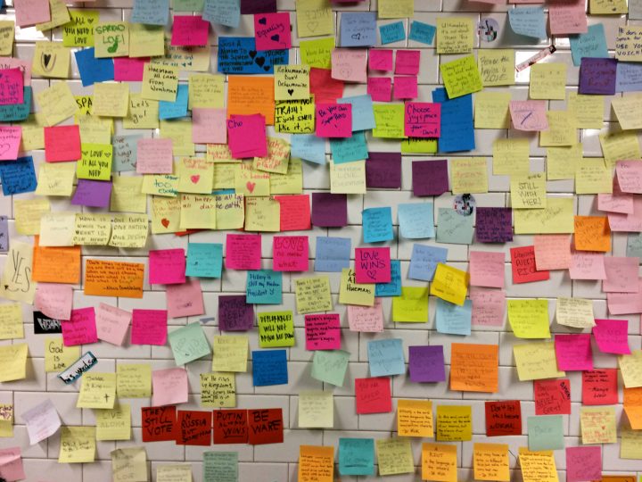 New-York Historical Society Preserves Post-Election Post-it-Note Project