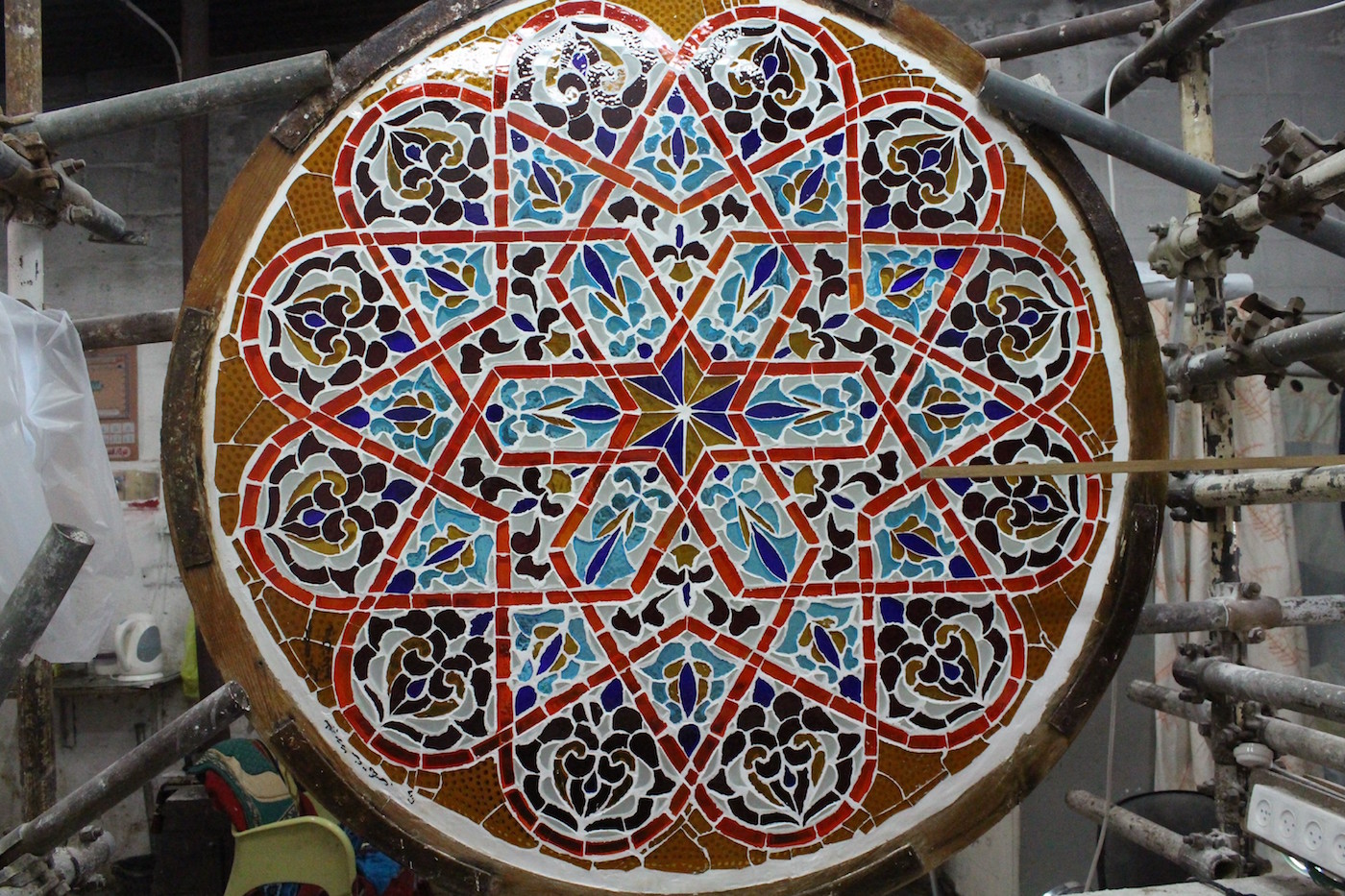 Inside the Gypsum-Window Workshop at Jerusalem's al-Aqsa Mosque