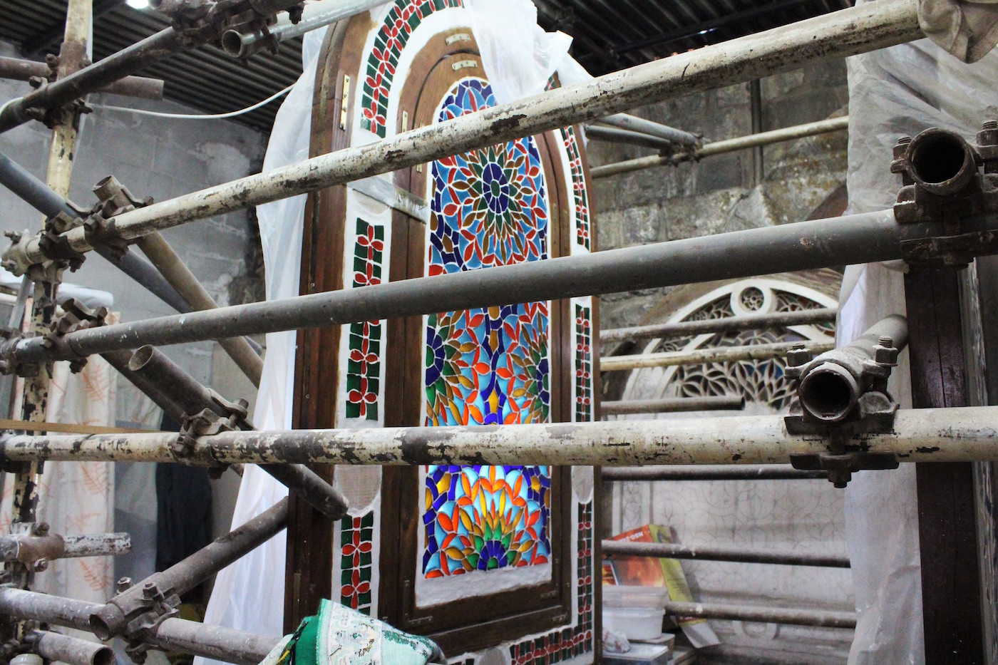 Inside the Gypsum-Window Workshop at Jerusalem's al-Aqsa Mosque