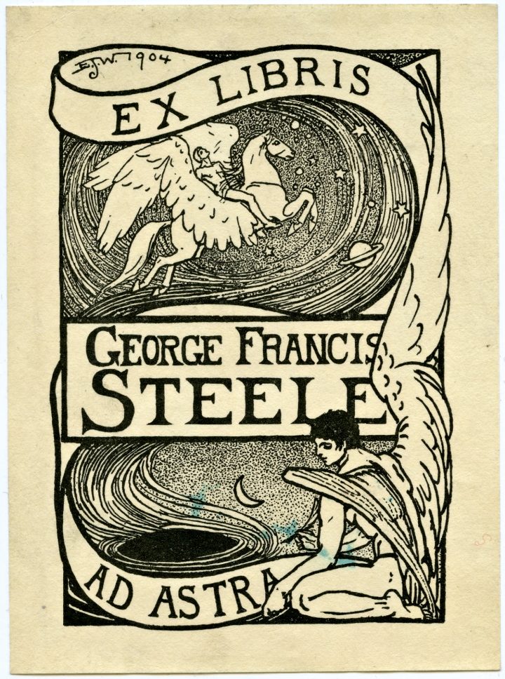 The Graphic Beauty of Vintage Bookplates
