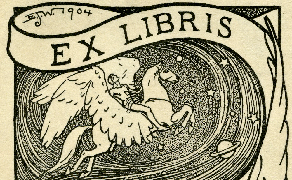 The Graphic Beauty of Vintage Bookplates