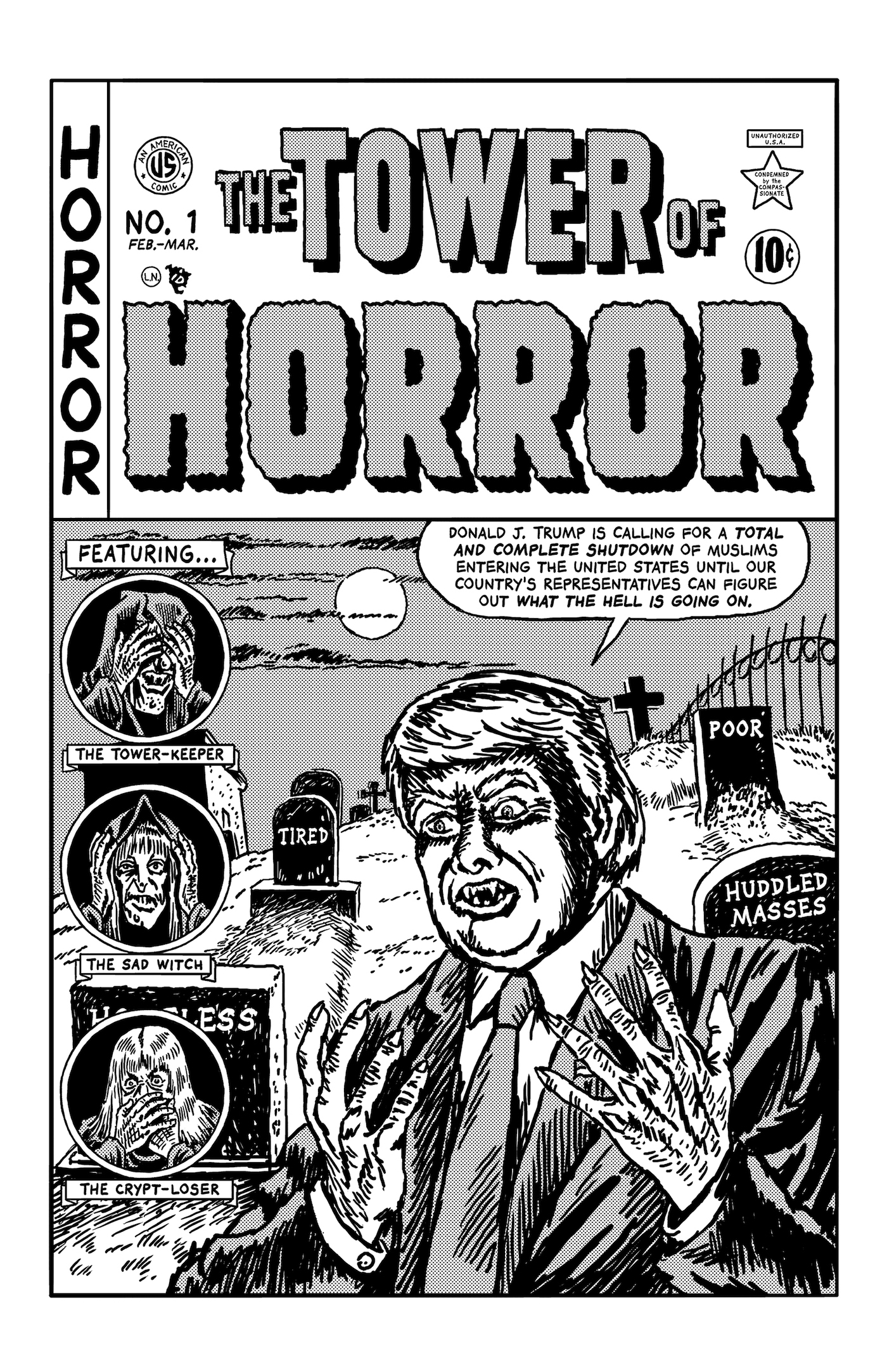 BANG! POW! SAD! Casting Trump as a Comic Book Villain