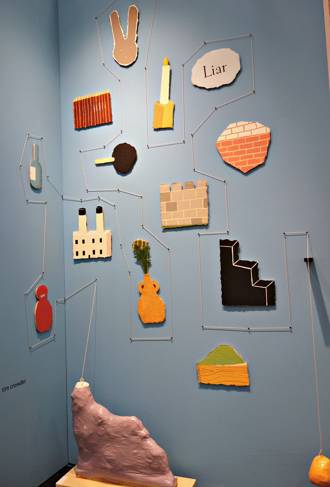 Colossal Hand-Cut Towers Greet Visitors at Art on Paper