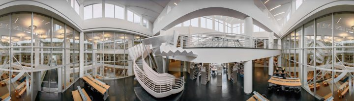 360-Degree Panoramas of Grand American Libraries