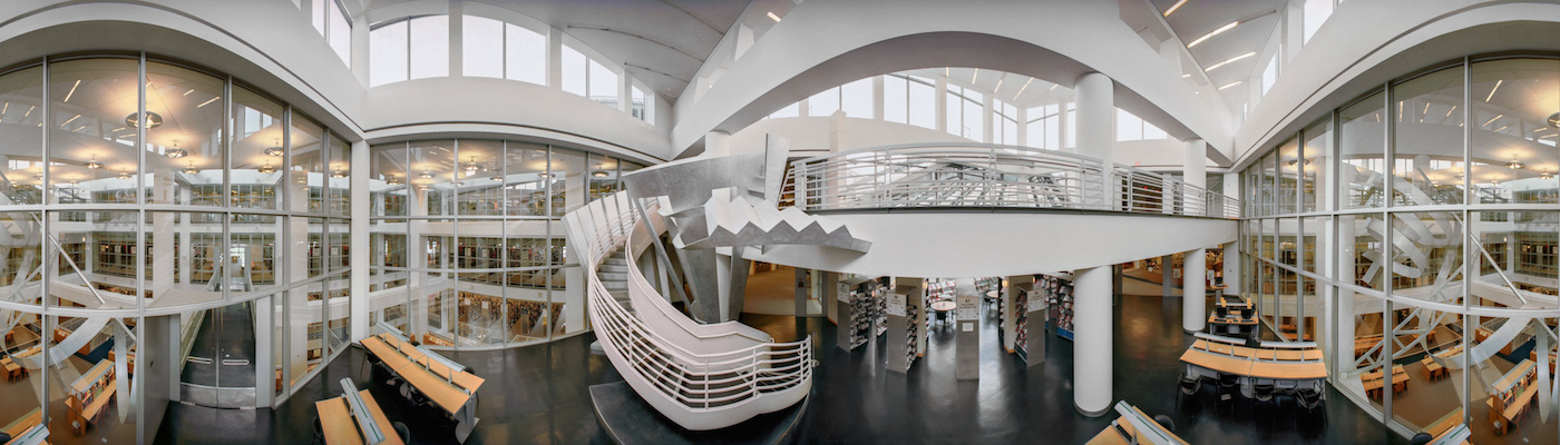 360-Degree Panoramas of Grand American Libraries