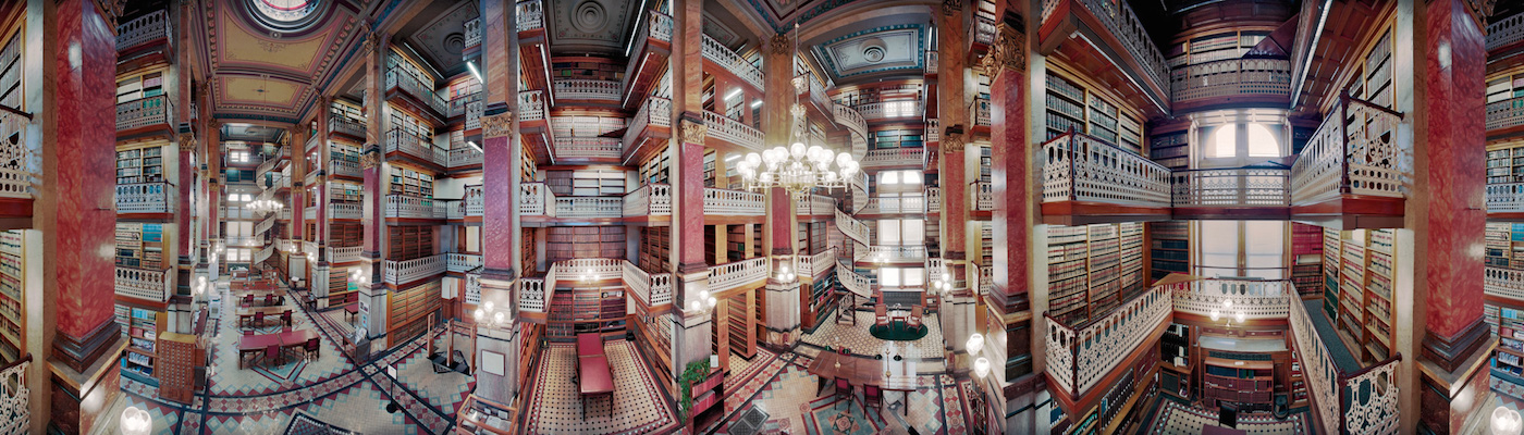 360-Degree Panoramas of Grand American Libraries