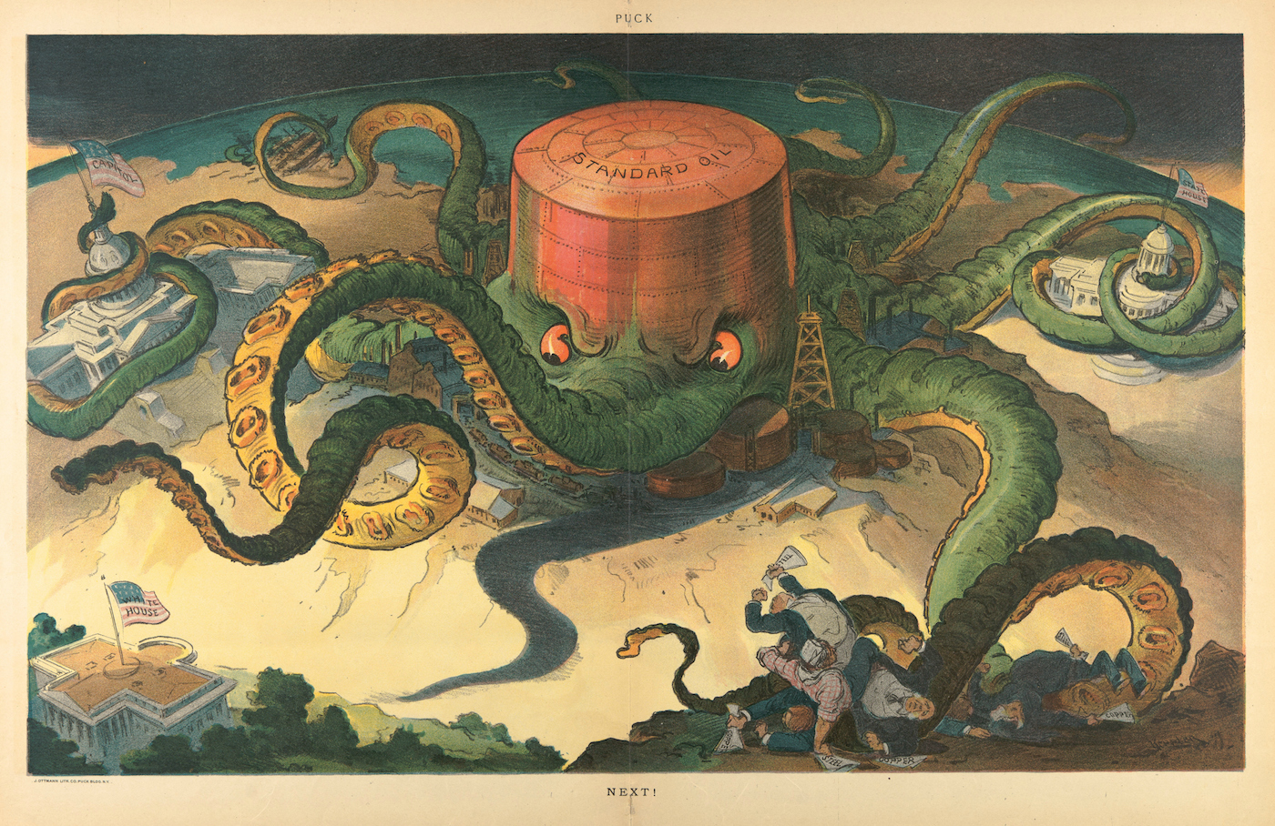 The Octopus, a Motif of Evil in Historical Propaganda Maps