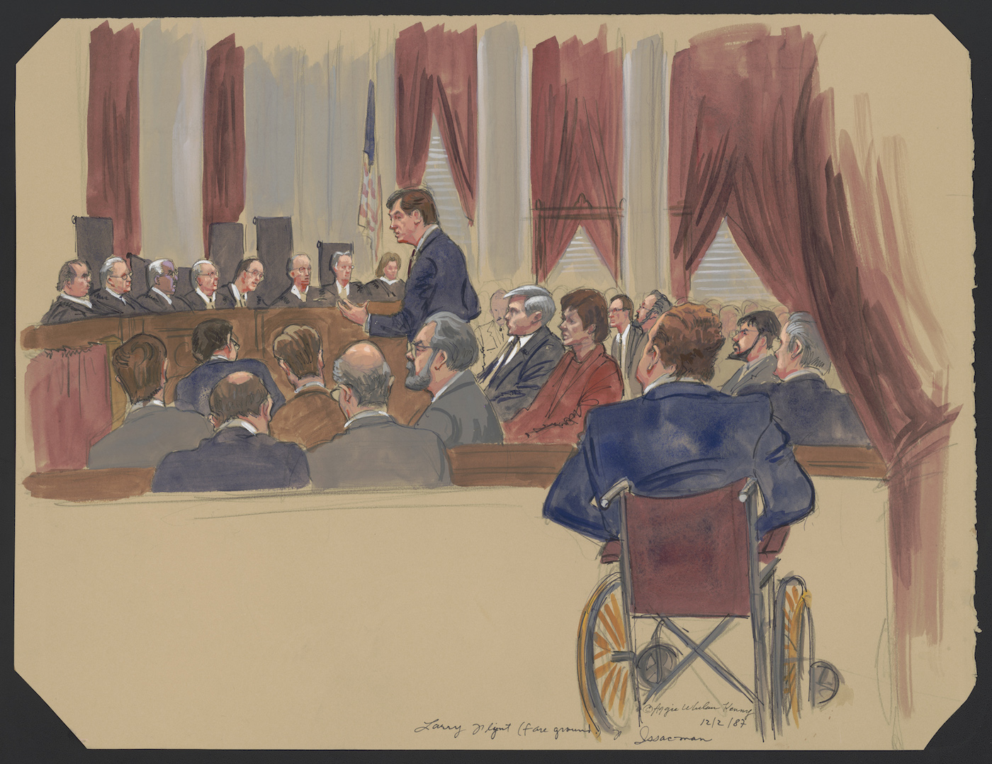Five Decades of Courtroom Artists Capturing What Cameras Can’t