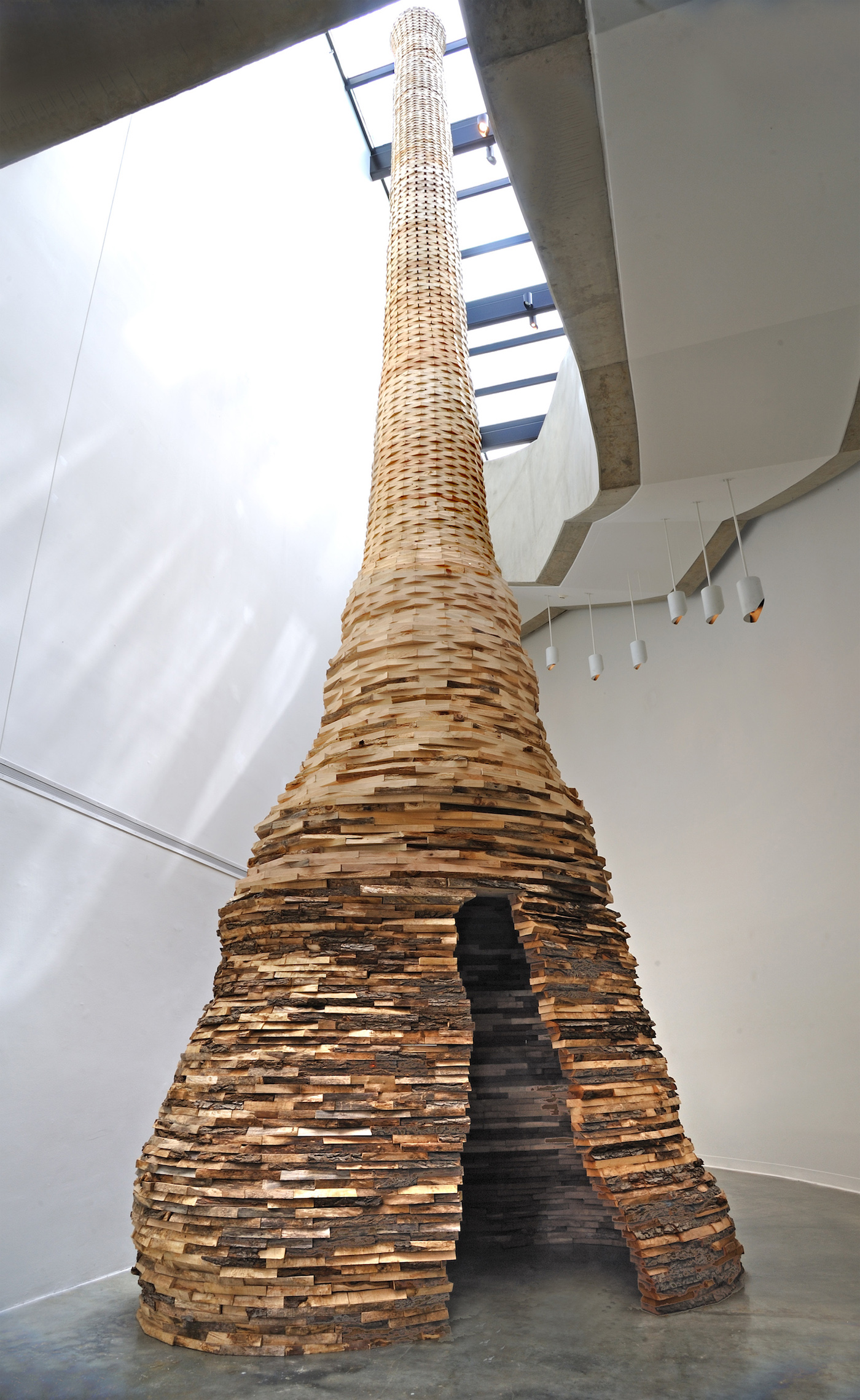 Wood Sculptures Rooted in Politics and Philosophy