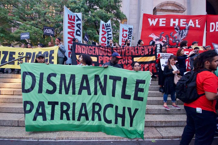 Anti-Columbus Day Tour Attended by Hundreds at the American Museum of ...