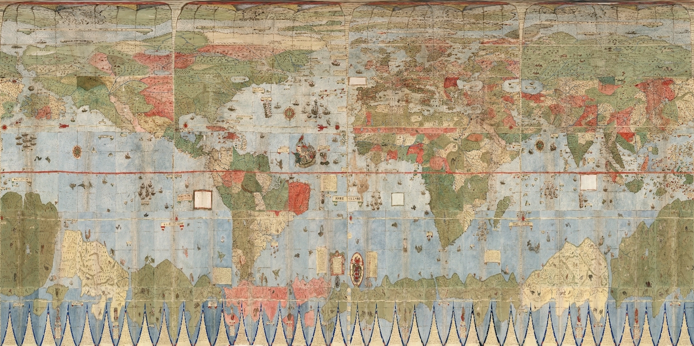Explore the Largest Known Early Map of the World, Assembled for the ...