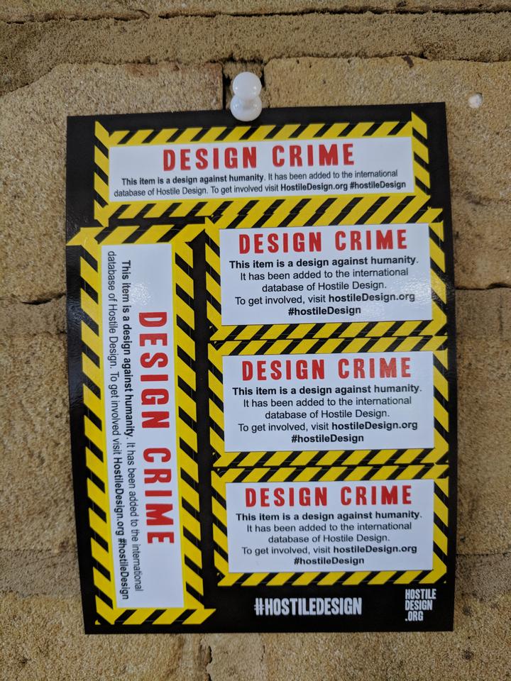 Artist Launches Campaign to Call Out Hostile Urban Design