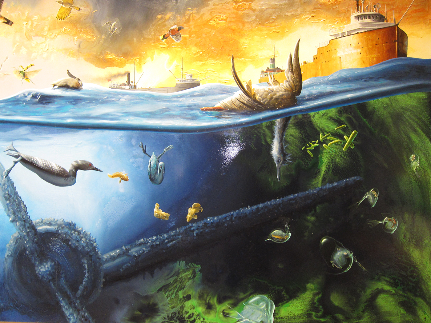 Alexis Rockman Paints the Past and Possible Futures of the Great Lakes