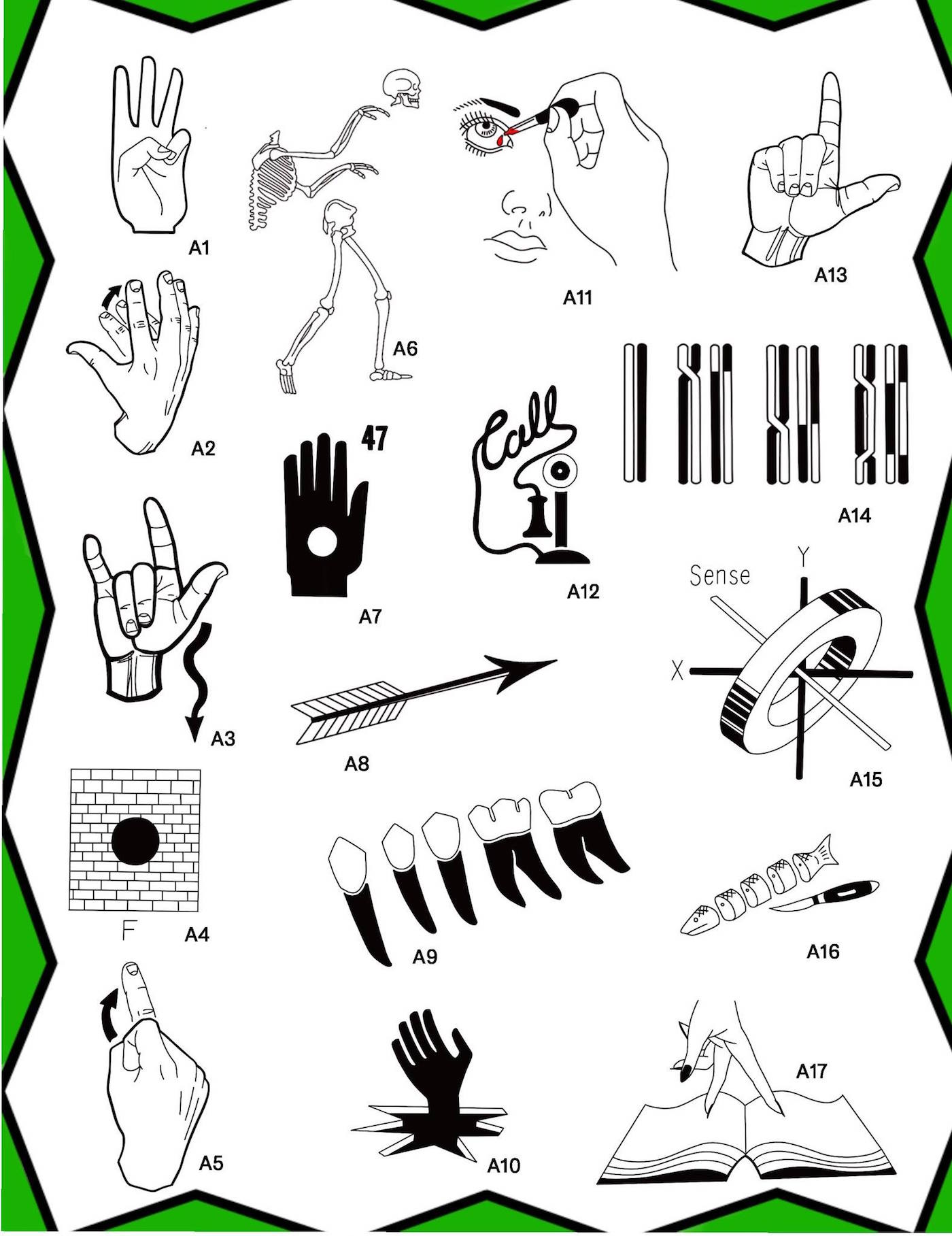 An Artist Borrows from Obscure Books for a Pop-Up Tattoo Shop