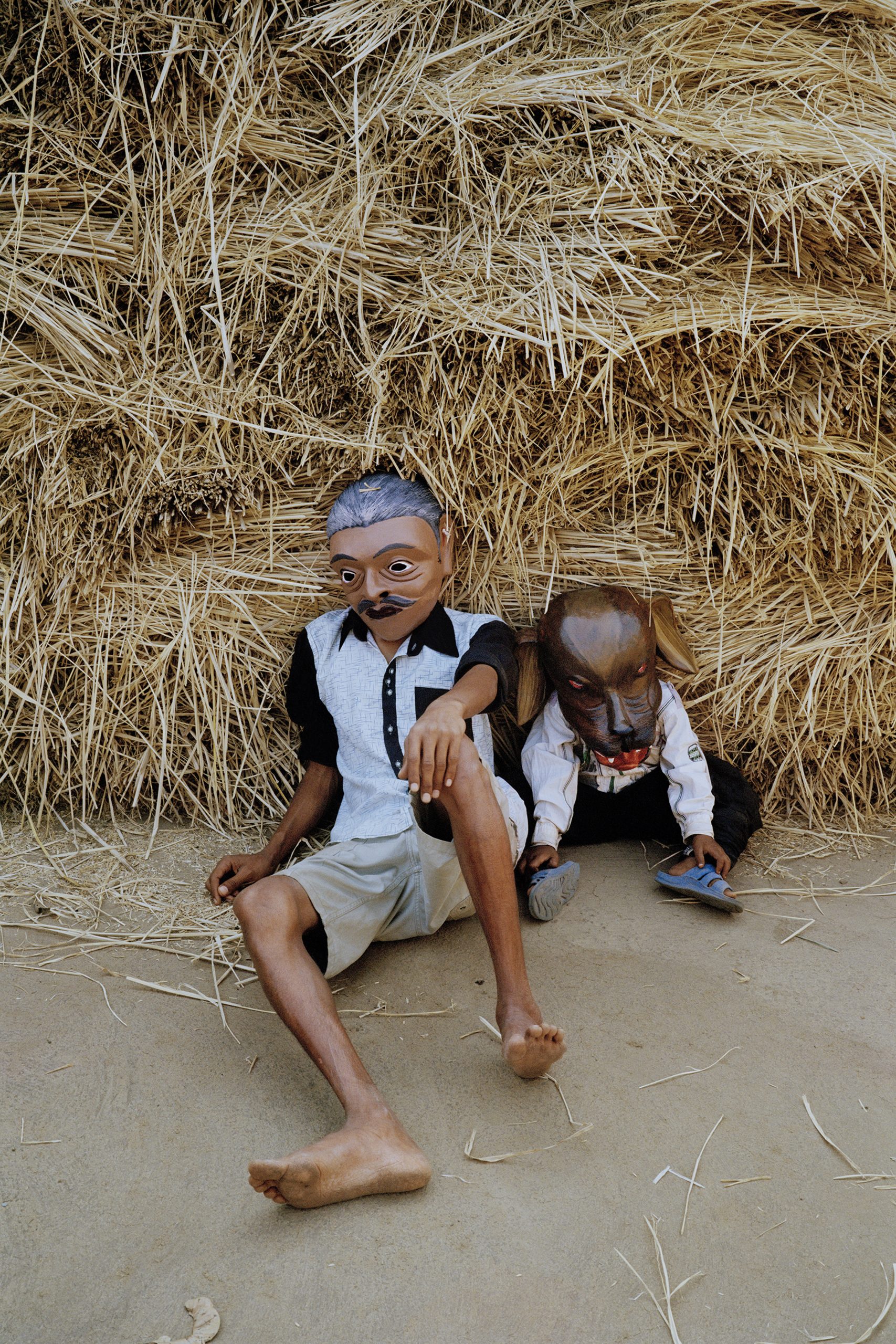 Masks and Rural Life in Gauri Gill's Art