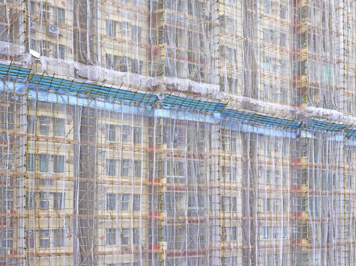 The Colorful Cocoons of Hong Kong's Bamboo Scaffolding