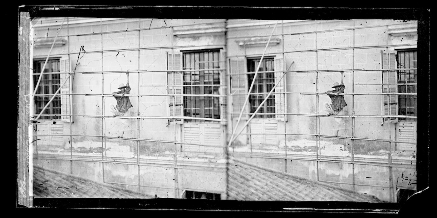 The Colorful Cocoons of Hong Kong's Bamboo Scaffolding
