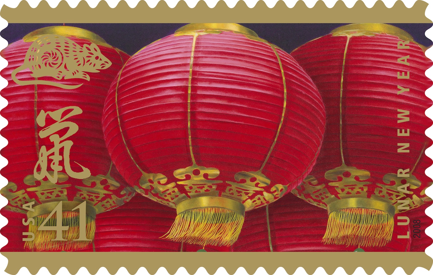 12 Years of Vibrant Lunar New Year Stamps from the US Postal Service