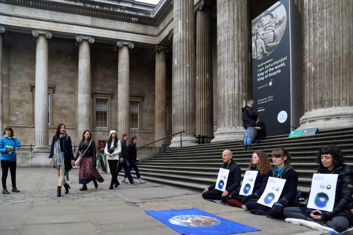 350 Anti-Oil Protestors Take Over British Museum in Its Largest Protest ...