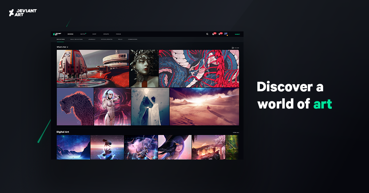 DeviantArt Relaunches, Hoping to Foster Digital Creative Communities