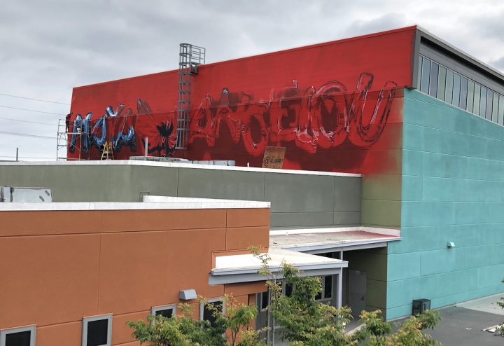 JR, Shepard Fairey, and Other Muralists Collaborate with LA High Schoolers