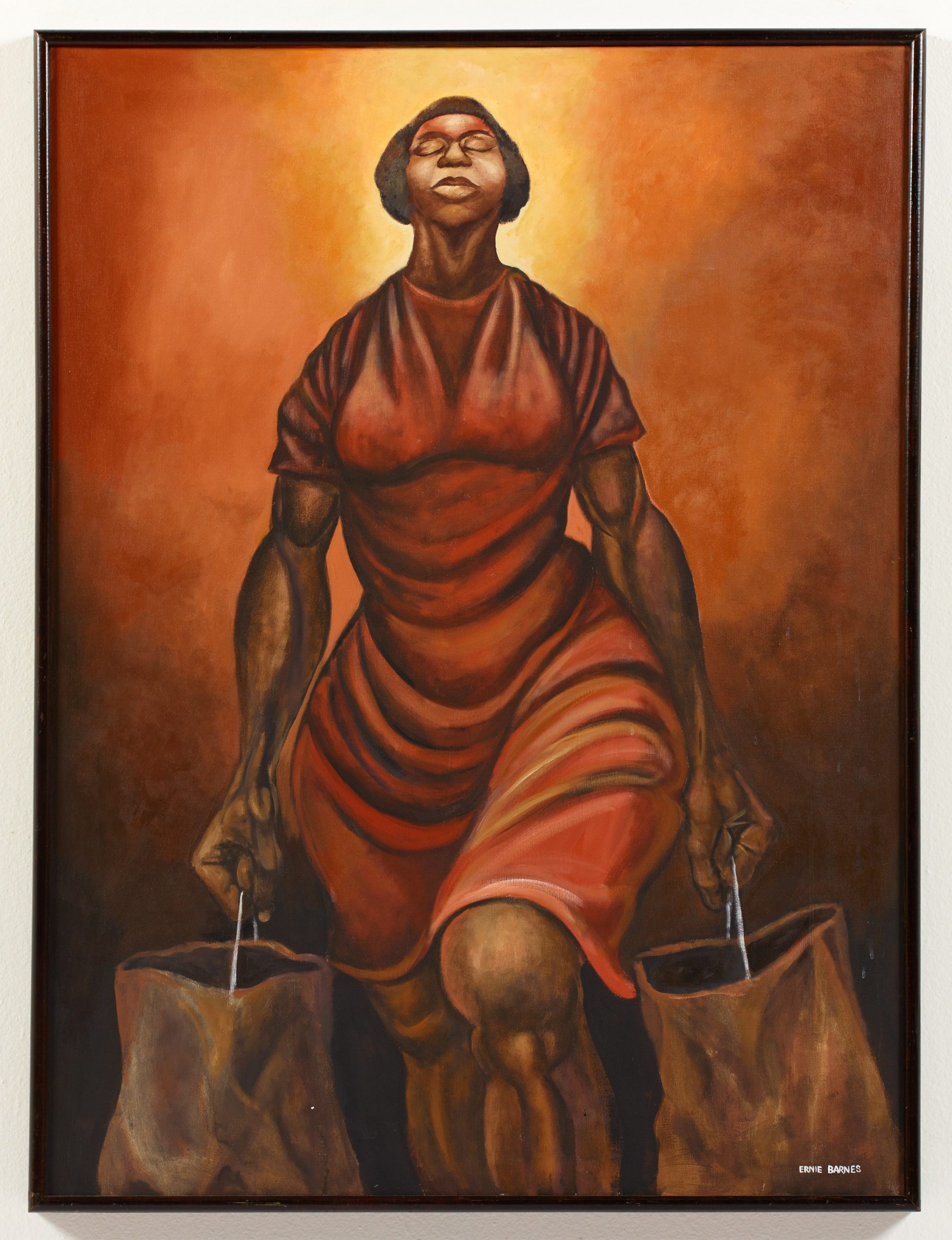 Ernie Barnes's Iconic Chronicle of His Southern Roots and Sports