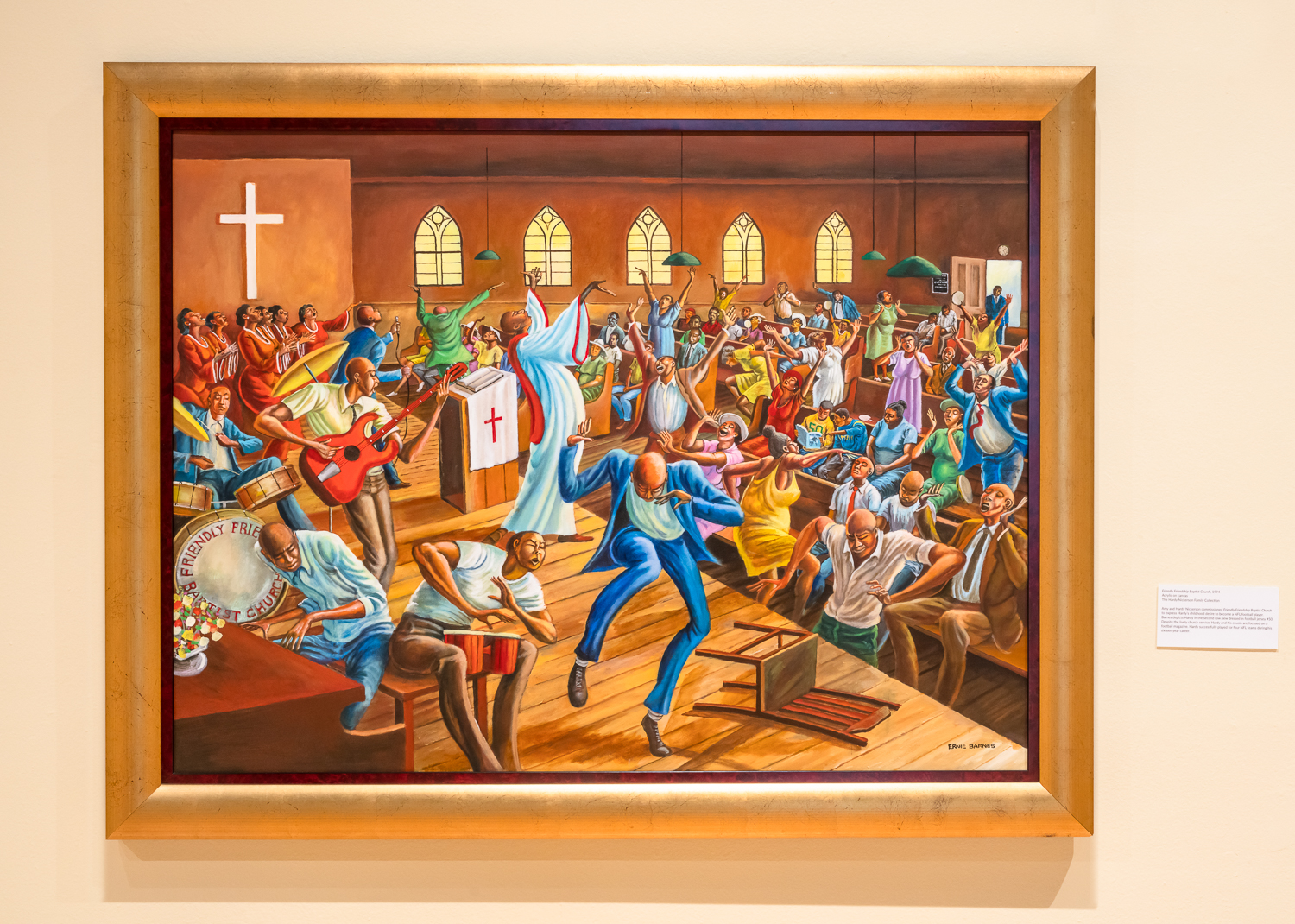 Ernie Barnes's Iconic Chronicle of His Southern Roots and Sports